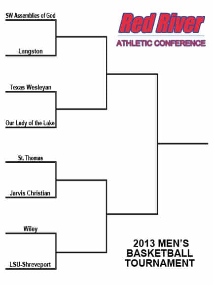 Red River Athletic Conference tournament brackets set