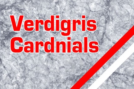 Verdigris Cardinals