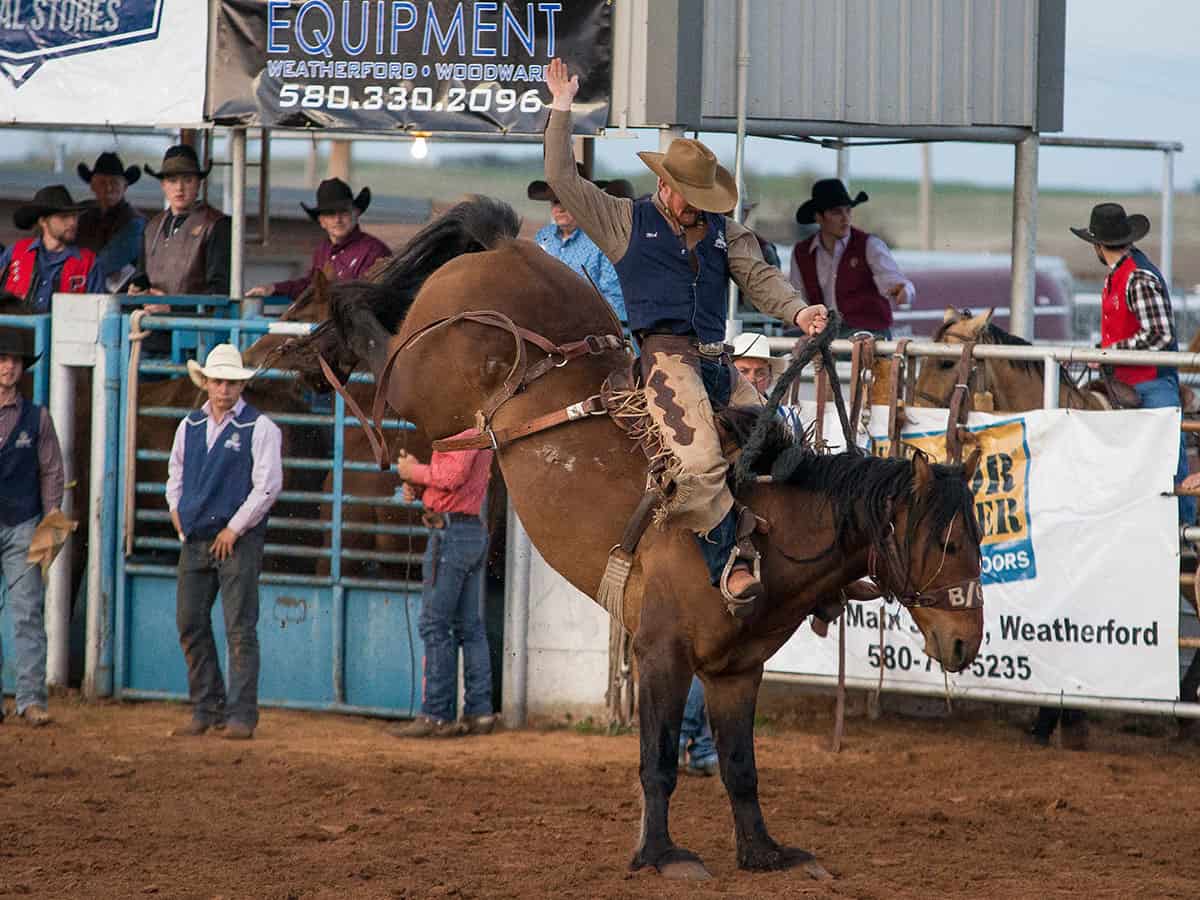 SWOSU rodeo teams have strong showing for home fans