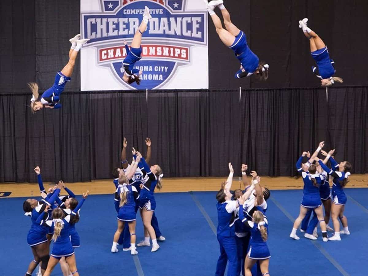 OCU Cheer leads Day One of NAIA Championships